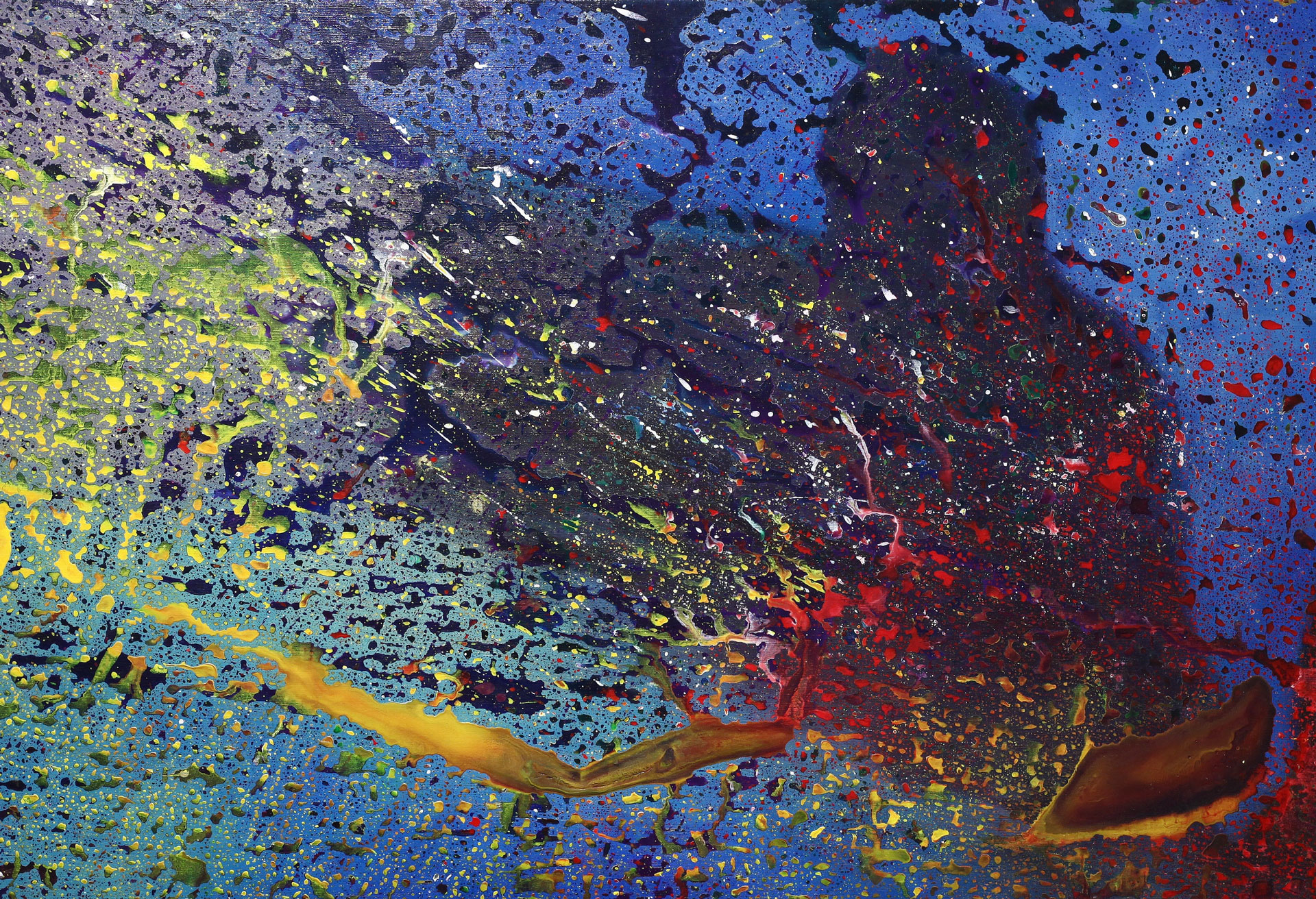 Shōzō Shimamoto. Recent Works | Dellupi Arte